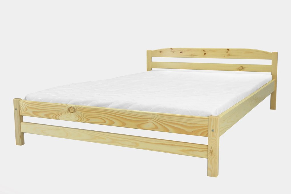 Via-nábytek Postel BART masiv borovice 180 x 200 Povrchová úprava postele: Moření odstín olše