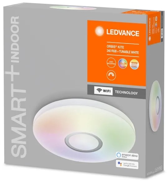 Ledvance - LED RGBW Stmívatelné stropní svítidlo SMART+ KITE LED/18W/230V Wi-Fi