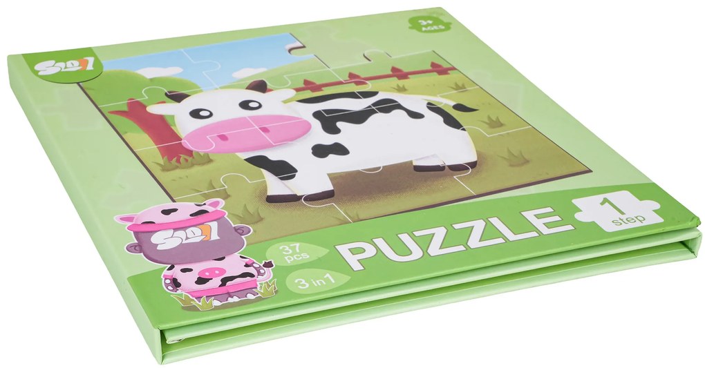 RKToys Magnetické puzzle Zvířátka – knížka na cesty