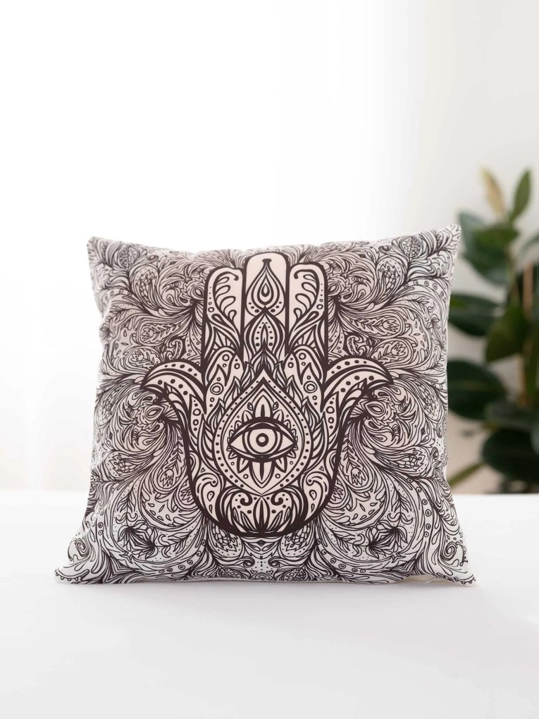 MK Lůžkoviny Povlak na polštář mikroplyš 45 x 45 cm - Buddha 5 L02