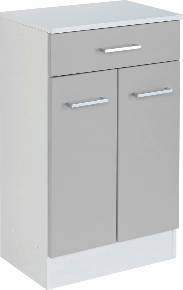 XXXLutz SPODNÍ SKŘÍŇKA, světle šedá, bílá, 50/84/35 cm Held - Koupelnové série - 000307017616