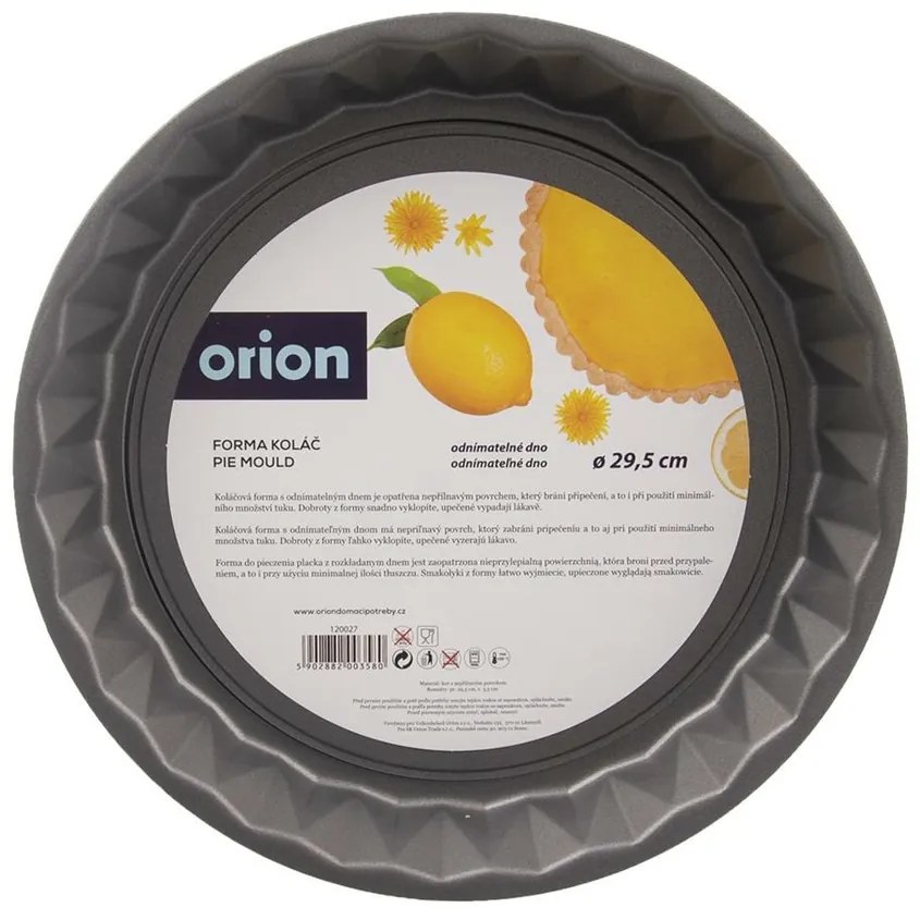 Orion Forma kov/nepř. pov. KOLÁČ GREY pr. 29,5 cm