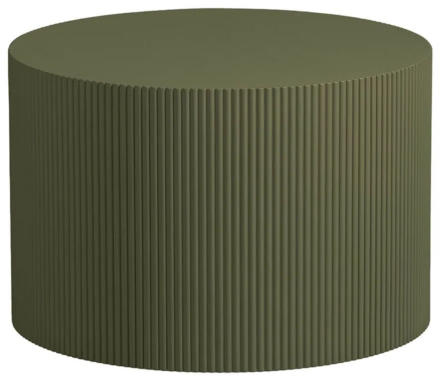 Konferenční stolek senna ø 60 cm zelený MUZZA