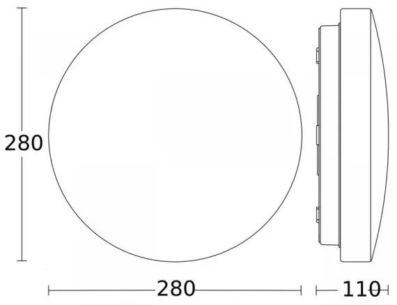 Steinel 079734 - LED Stropní svítidlo se senzorem RS 20 S LED/9,4W/230V IP44