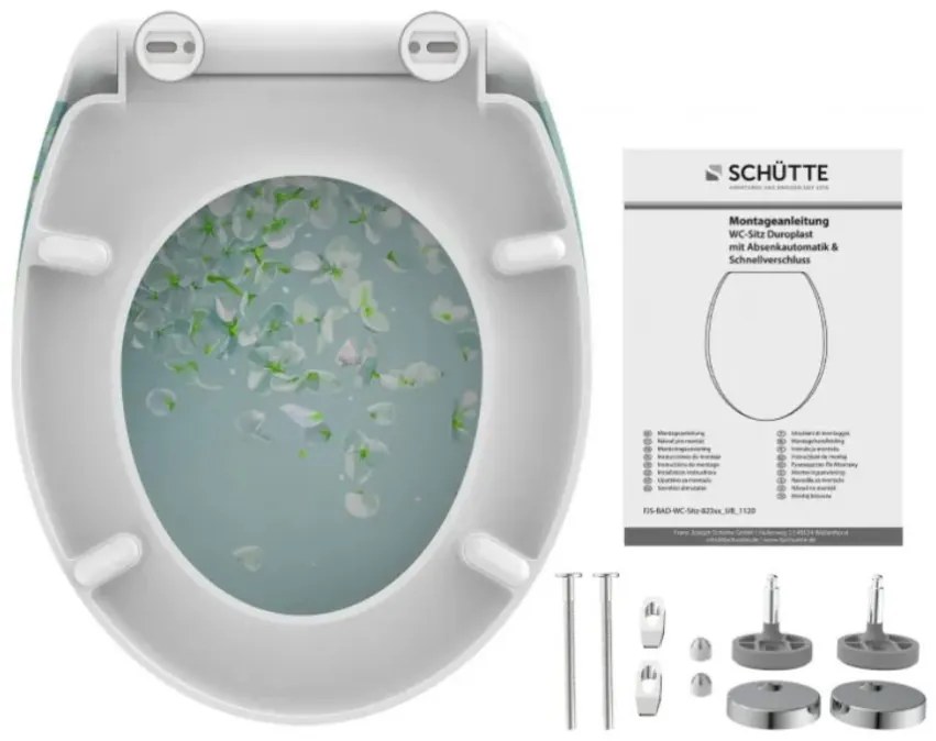 Eisl Sanitär WC prkénko Duroplast Soft Close Flower in The Wind 82381