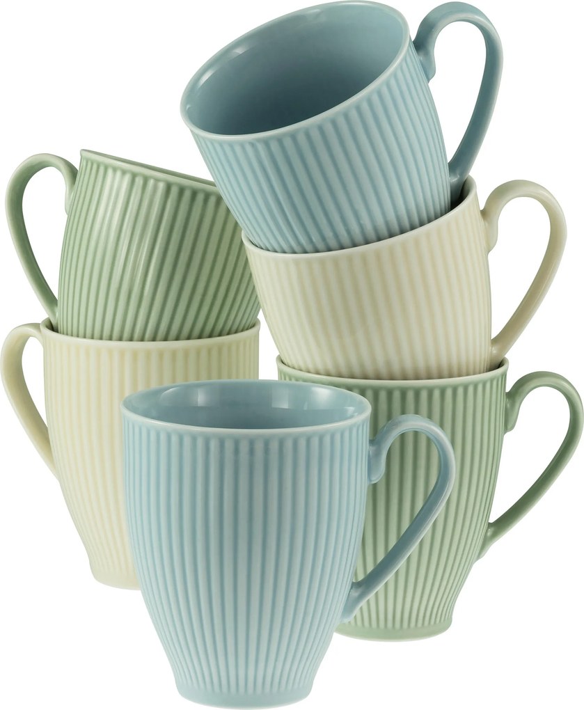 XXXLutz SADA HRNKŮ NA KÁVU porcelán keramika 6dílné Creatable - Kolekce nádobí - 007768055105