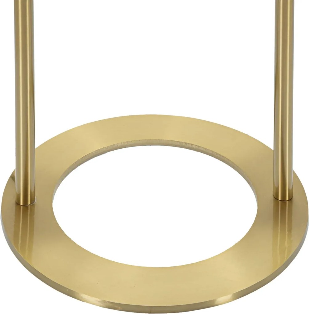 Stojací lampa Glamy 168 cm bílá/zlatá