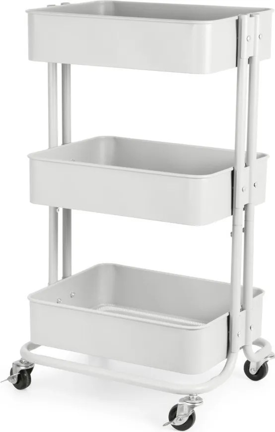Kovový servírovací stolek na kolečkách 36,5x43 cm Grena – Compactor