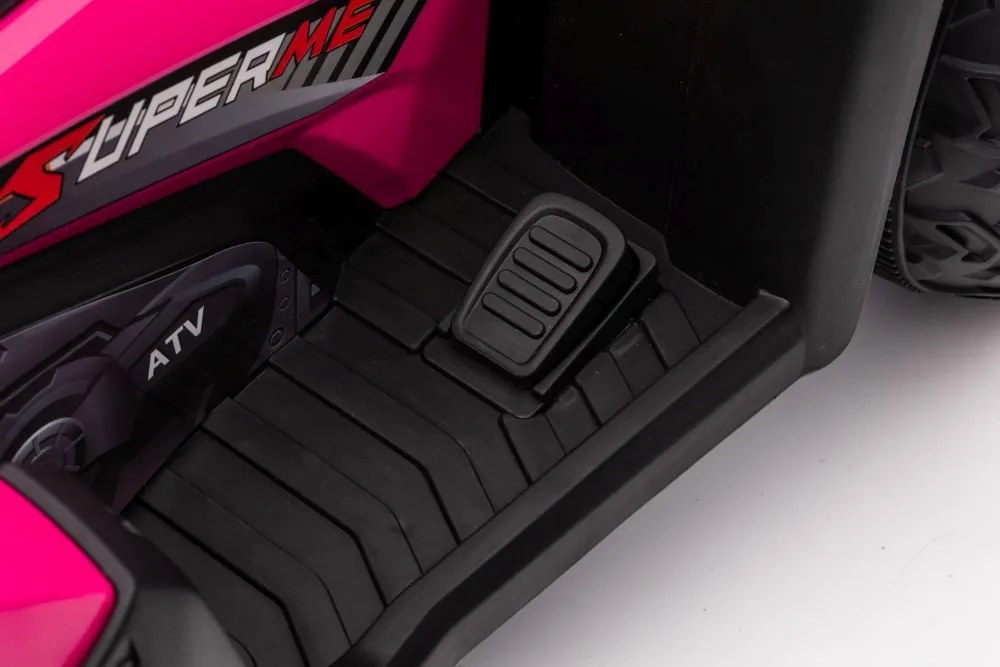 LEAN CARS Elektrická čtyřkolka JC915 na akumulátor, růžová