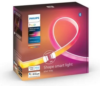 Prodlužovací LED pásek 1m Philips Hue White and Color Ambiance Gradient 2000-6500K RGB 8719514339989