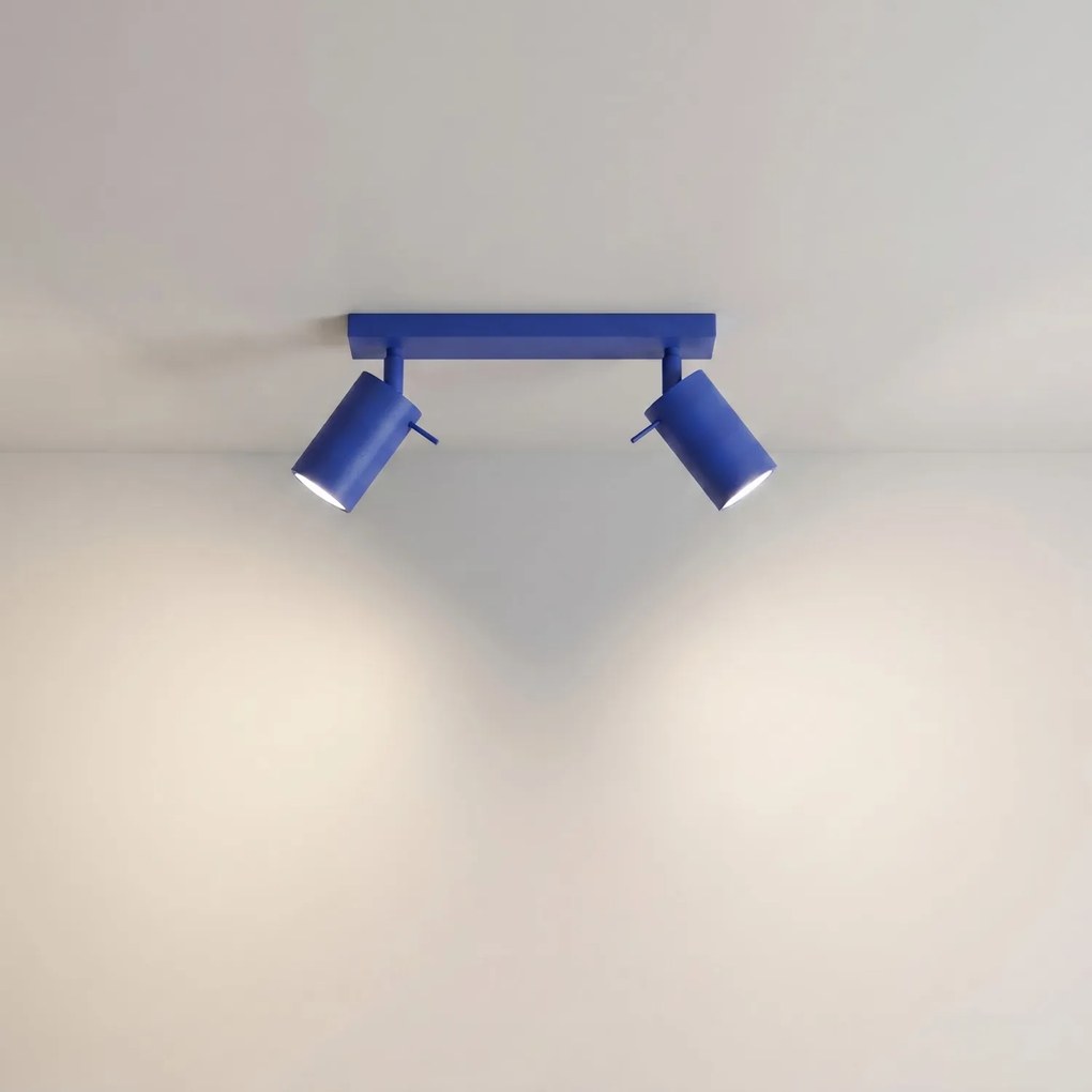 Sollux Lighting Stropní svítidlo RING 2 ultramarínové