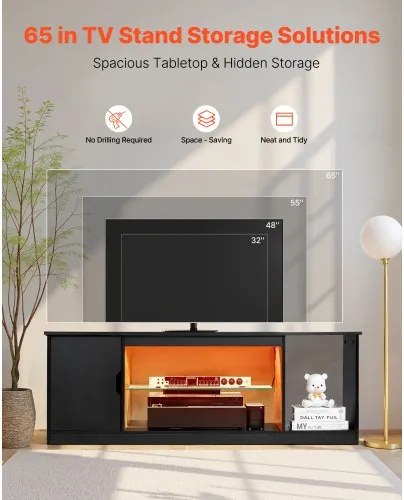 TV stolek pro televizory do 1651 mm VEVOR