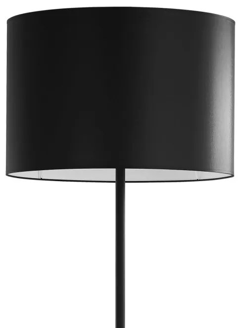 TK LIGHTING Stojací lampa - WINSTON 5144, Ø 60 cm, 230V/15W/1xE27, černá