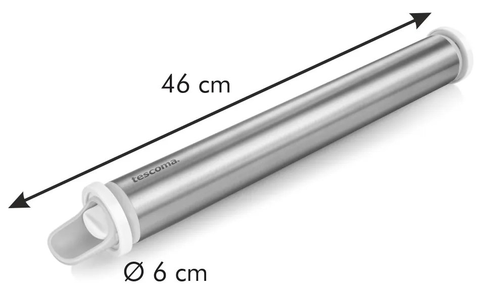 TESCOMA Vodou plnitelný váleček DELÍCIA 37 cm, ø 5 cm, s nastavitelnou výškou
