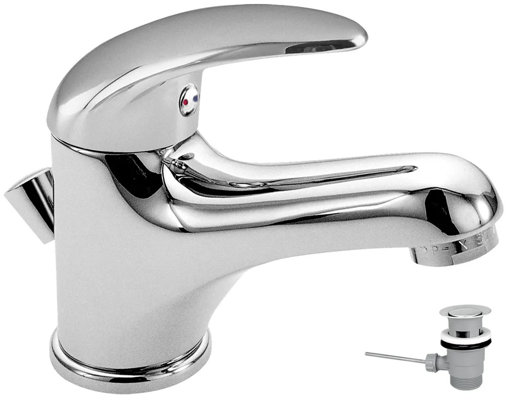 Novaservis Metalia 55 Umyvadlová baterie s výpustí, chrom, 55001,0