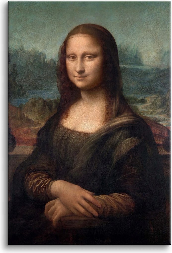 Mona Lisa Reprodukce uměleckého díla Leonardo da Vinci Obrazy na zeď