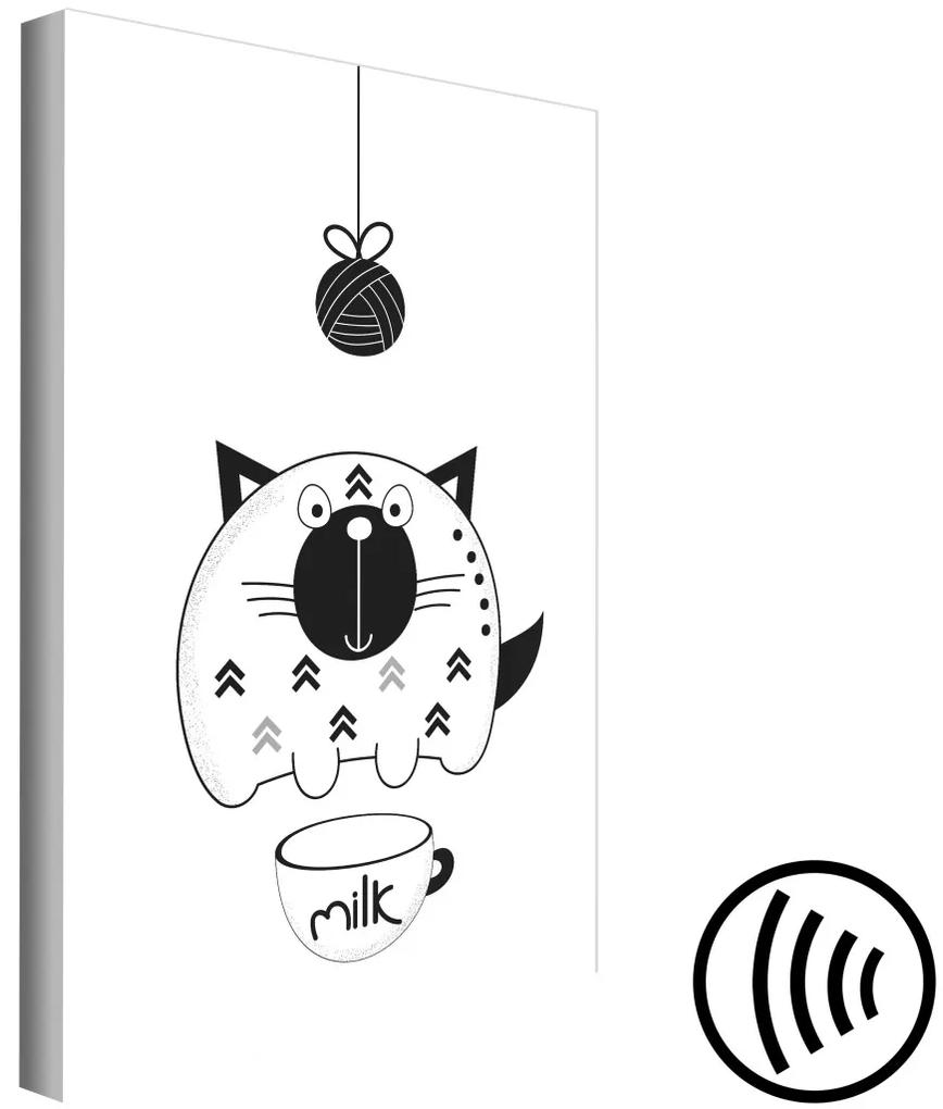 Obraz Šťastné kotě - hravá ilustrace pro nejmenší děti