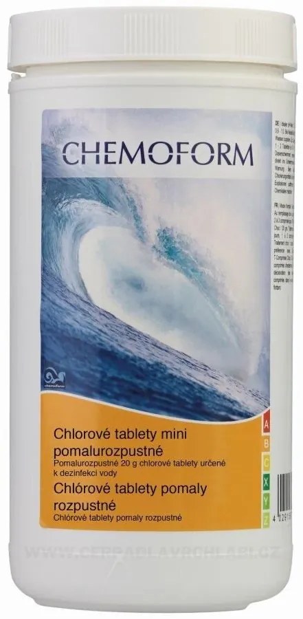 CHEMOFORM Chlórové tablety pomalurozpustné MINI 20 g
