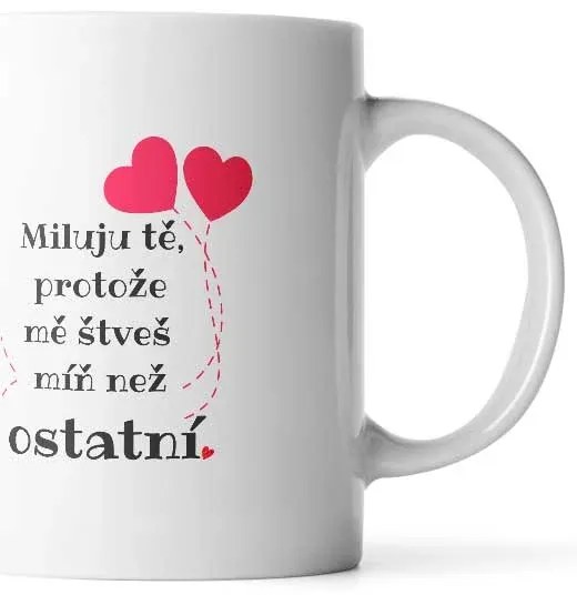 Sablio Hrnek Miluju tě, protože mě štveš míň než ostatní - 890 ml - XXL