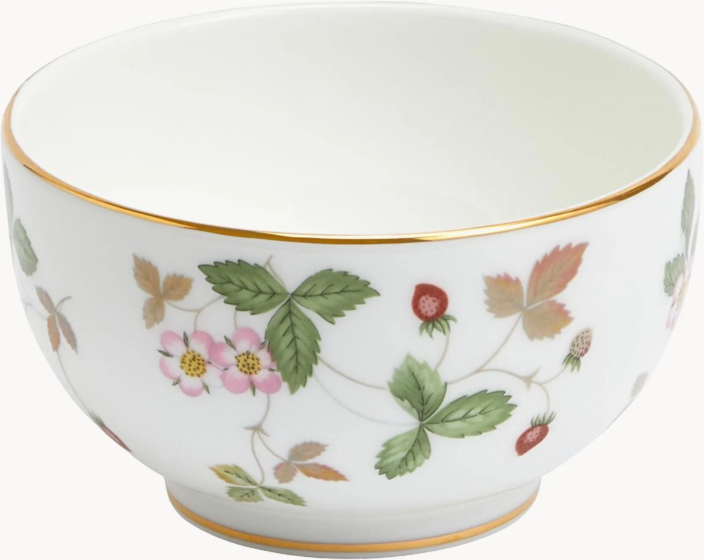 Miska na svačinu z kostního porcelánu Fine Bone China Wild Strawberry