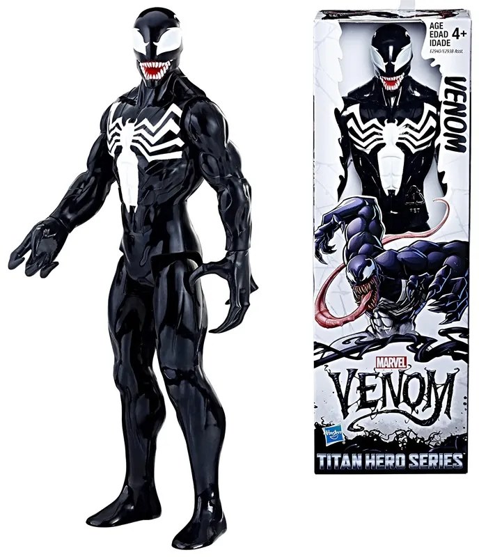 Postavičky akčních superhrdinů Marvel, Titan Hero Series 30 cm Varianta: Venom s krabicí
