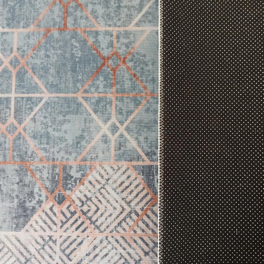DY Moderní koberec s geometrickým vzorem Horeca-New 108 Rozměr: 60x100 cm