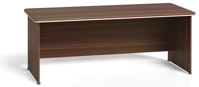 Kancelářský psací stůl ARRISTO LUX, 200x90 cm, ořech