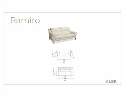 Třímístná pohovka KLER Ramiro E101