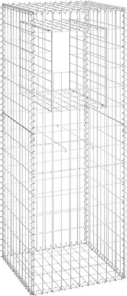 Gabionový sloupek 50 x 50 x 140 cm železo 151270