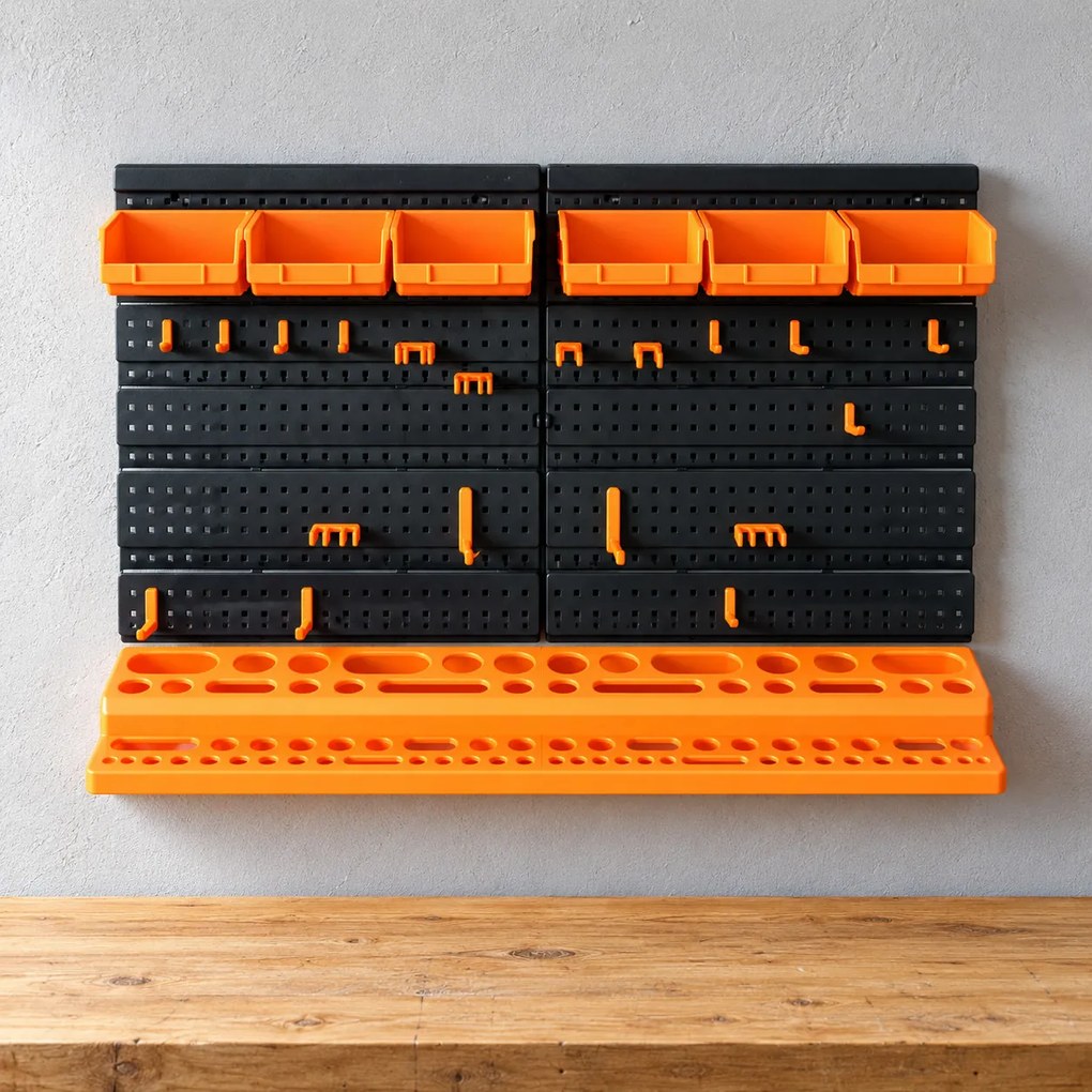 Nástěnná sada s držákem na nářadí a boxy ArtPlast 321