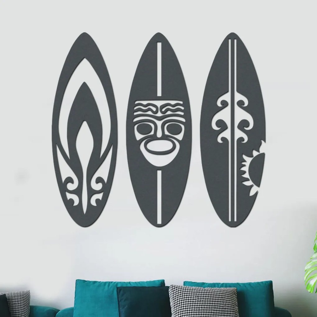 dřevo života Dřevěná dekorace na zeď SURF Zvolte barvu dekoru: Buk, Rozměry šxv (cm): 90x90
