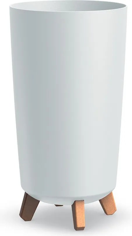 PRO Květináč GRACIA TUBUS SLIM 23,9cm bílý
