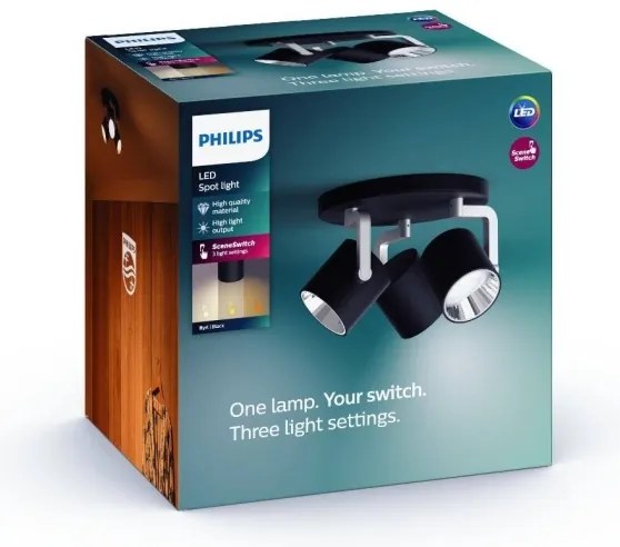 Philips 50673/30/P0 - LED Stmívatelné bodové svítidlo BYRL 3xLED/4.5W/230V