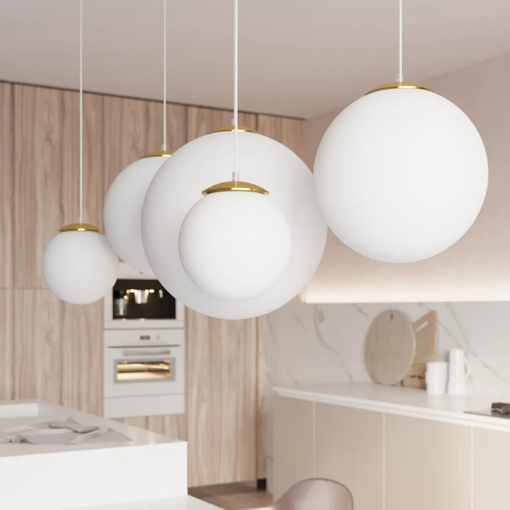 Sollux Lighting Závěsné svítidlo UGO 30 zlaté