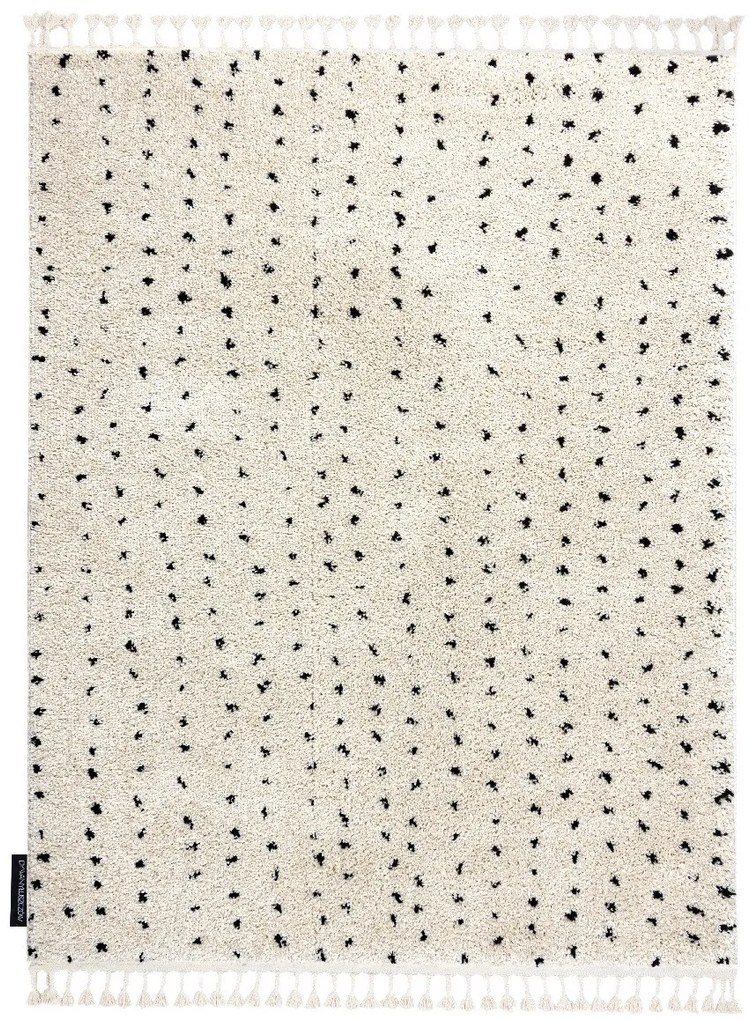 Dywany Łuszczów Kusový koberec Berber Syla B752 dots cream - 120x170 cm