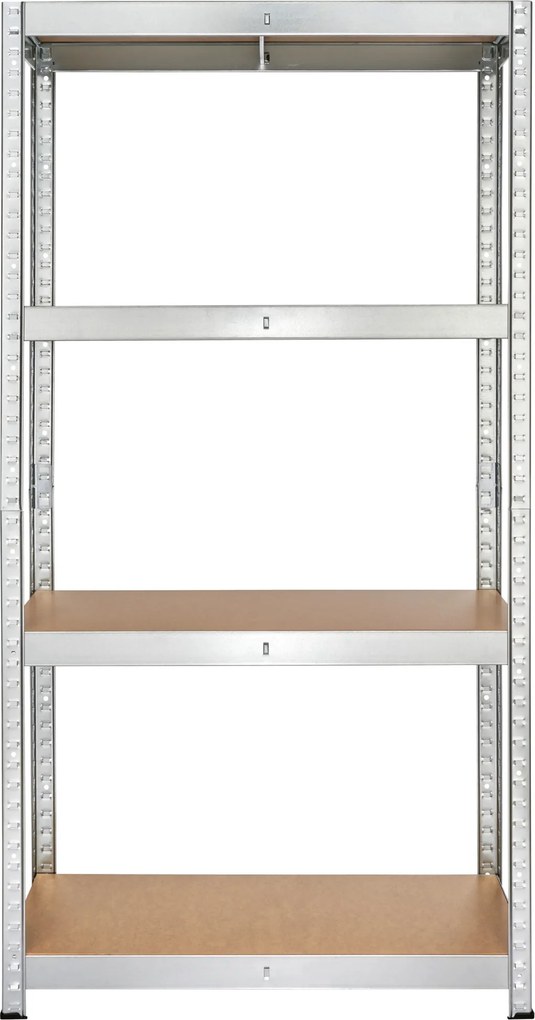 Parkside® Kovový regál se 4 policemi, 75 x 30 x 150 cm