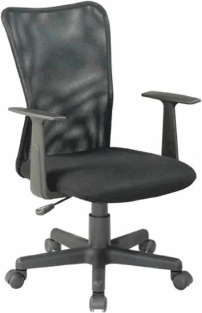 Kancelářská židle v jednoduchém moderním provedení černá REMO