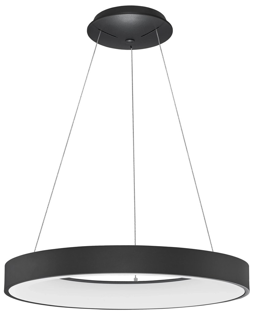 LED lustr Rando Thin 60 4000K černé