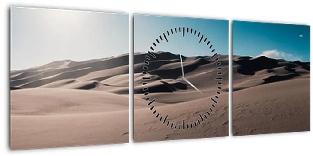 Obraz - Z pouště (s hodinami) (90x30 cm)