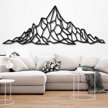Polygonální nástěnná dekorace skalnatý kopec | SENTOP PR0433 plywood