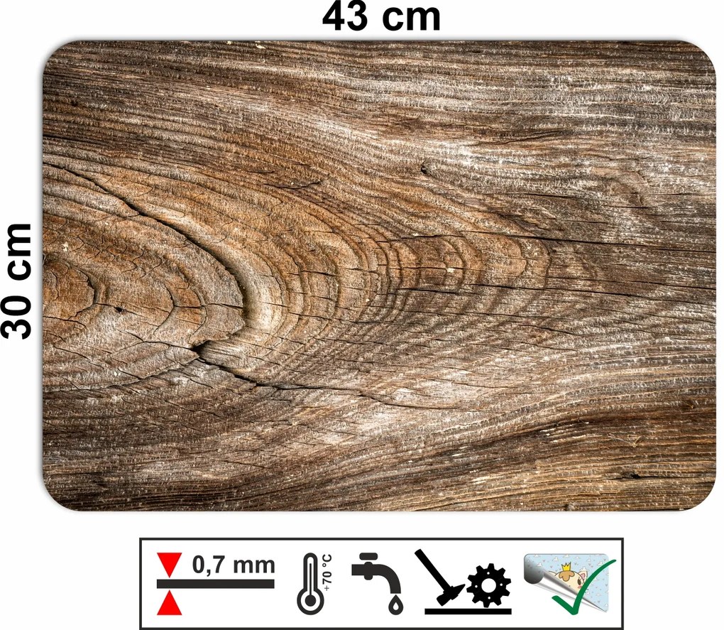 PokojovaDekorace.cz, Prostírání - 088, Imitace dřeva, 43x30cm