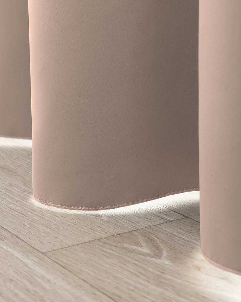 Zatemňovací závěs na řasicí pásce rose beige 140 x 280 cm 1 ks.