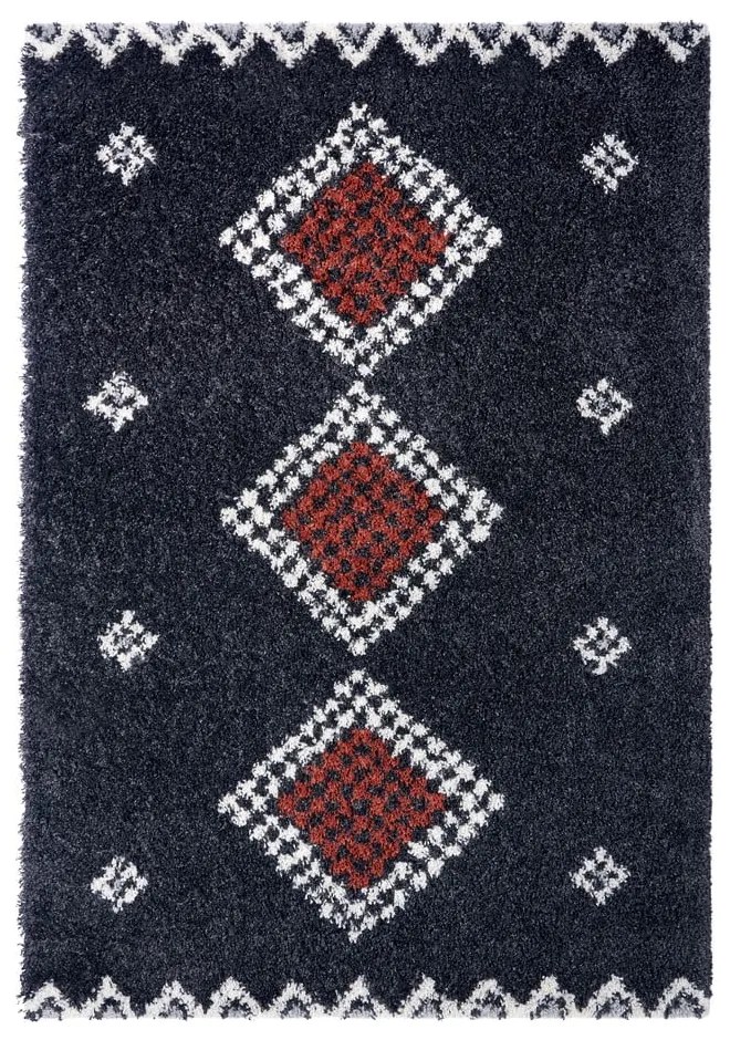 Černý koberec Mint Rugs Cassia, 200 x 290 cm