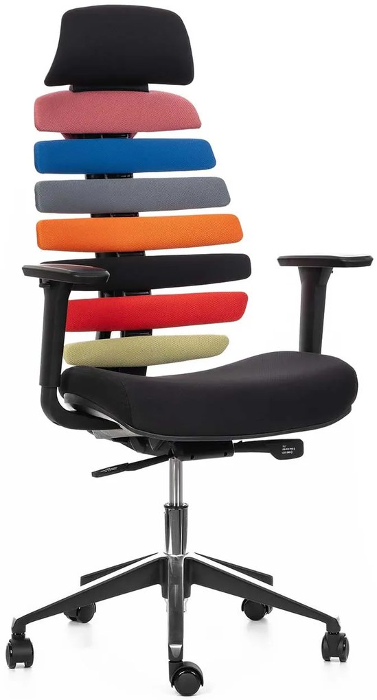 MERCURY Ergonomická kancelářská židle LOMAX - barevná látka / nosnost 150 kg