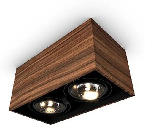Dřevěné bodové svítidlo woodLED duoSPOT  Dřevěné bodové svítidlo woodLED duoSPOT Dřevodekor: Ořech Americký, Teplota chromatičnosti: 3000 Kelvinů