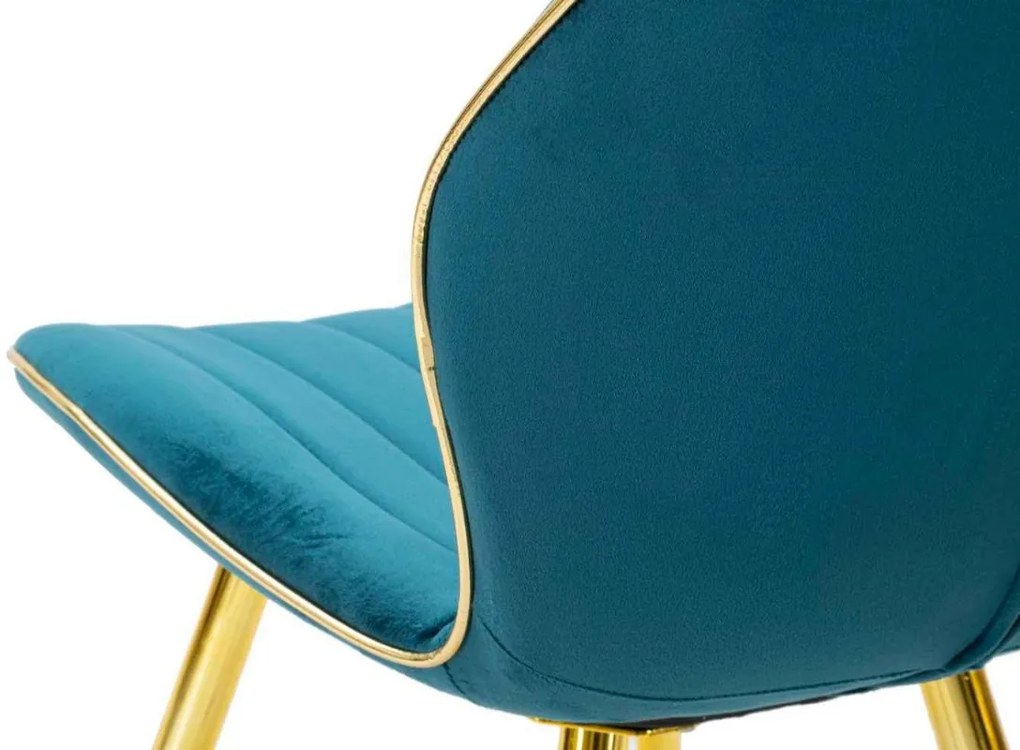 Designová jídelní židle Dandelion II petrolejová