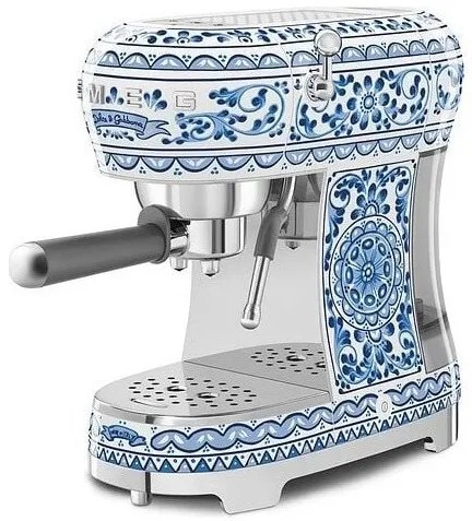 Smeg ecf02dgbeu dolce&gabbana blu mediterraneo