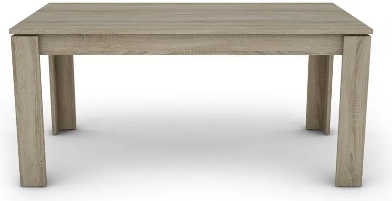 Jídelní stůl Inter 160x80 cm, dub sonoma, rozkládací