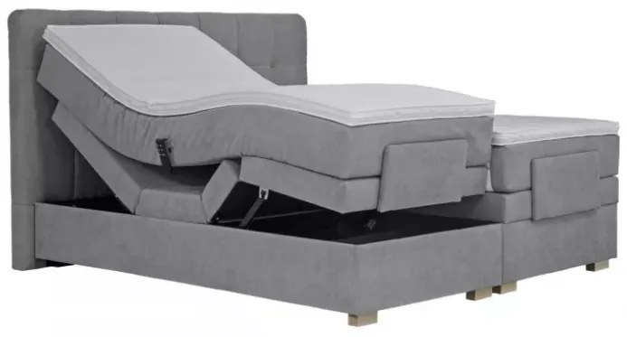 BLANAŘ Boxspring Samara 180x200 šedá