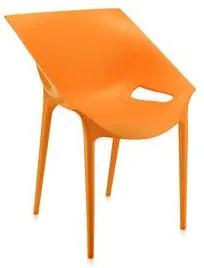 Kartell - Židle Dr. Yes - oranžová